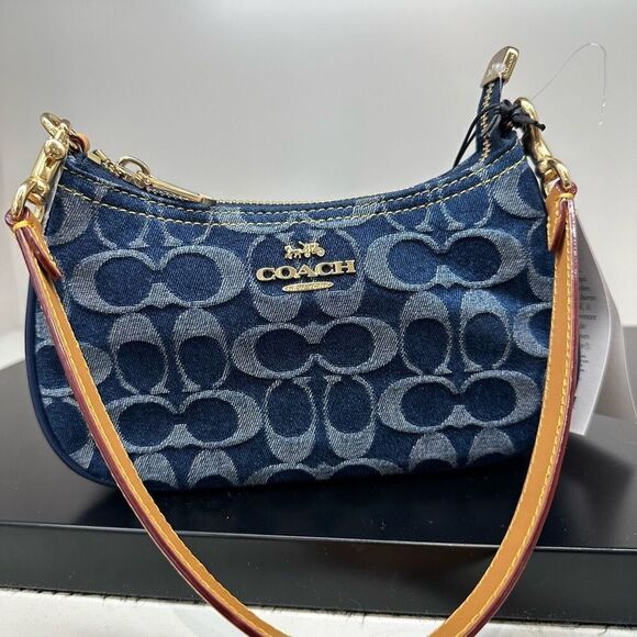 Coach | Bags | Nwt Coachteri Mini Crossbody Bag In Signature Denim ...